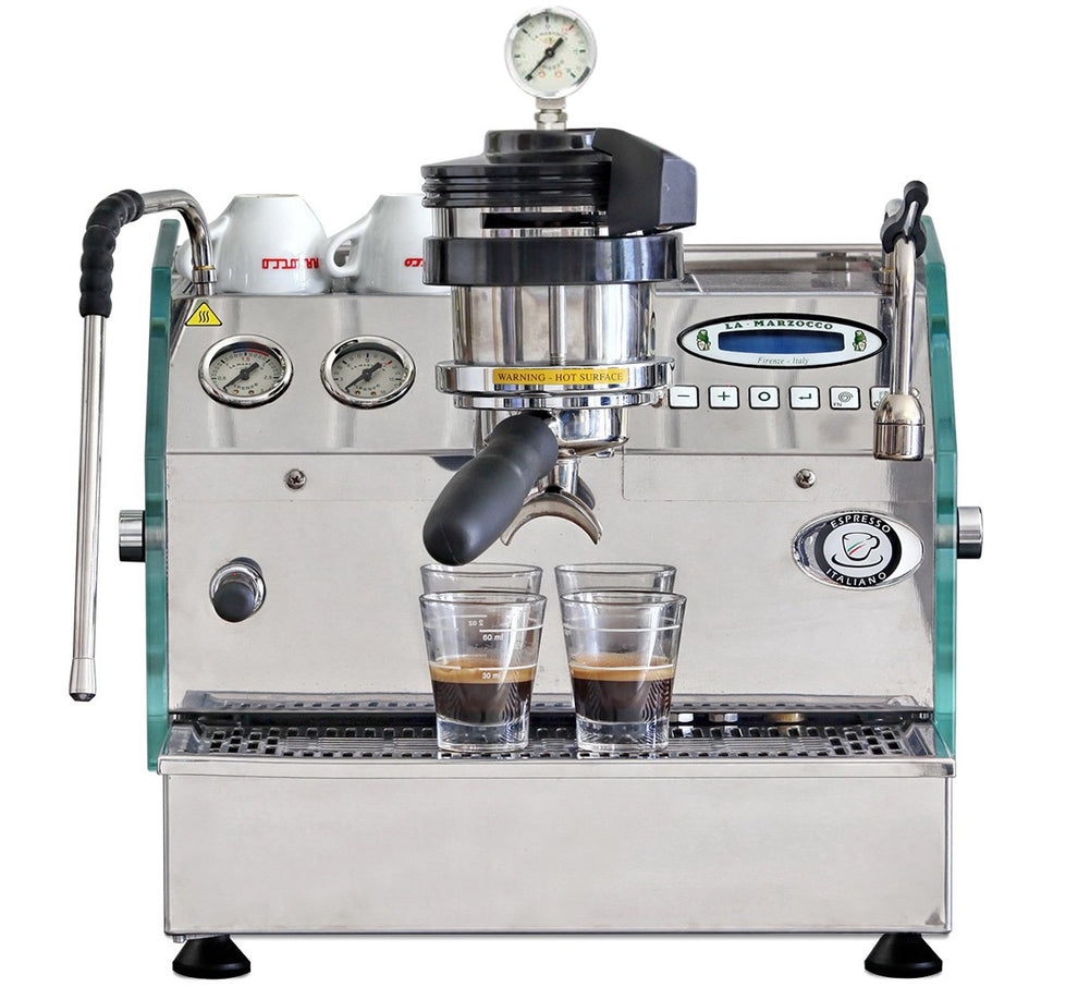 La Marzocco GS3 MP with glass side panels – DieCrema